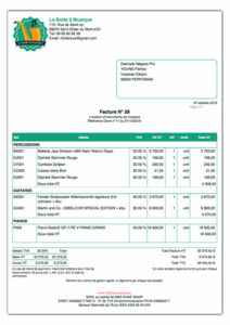 Modèles de facture Word & Excel gratuits